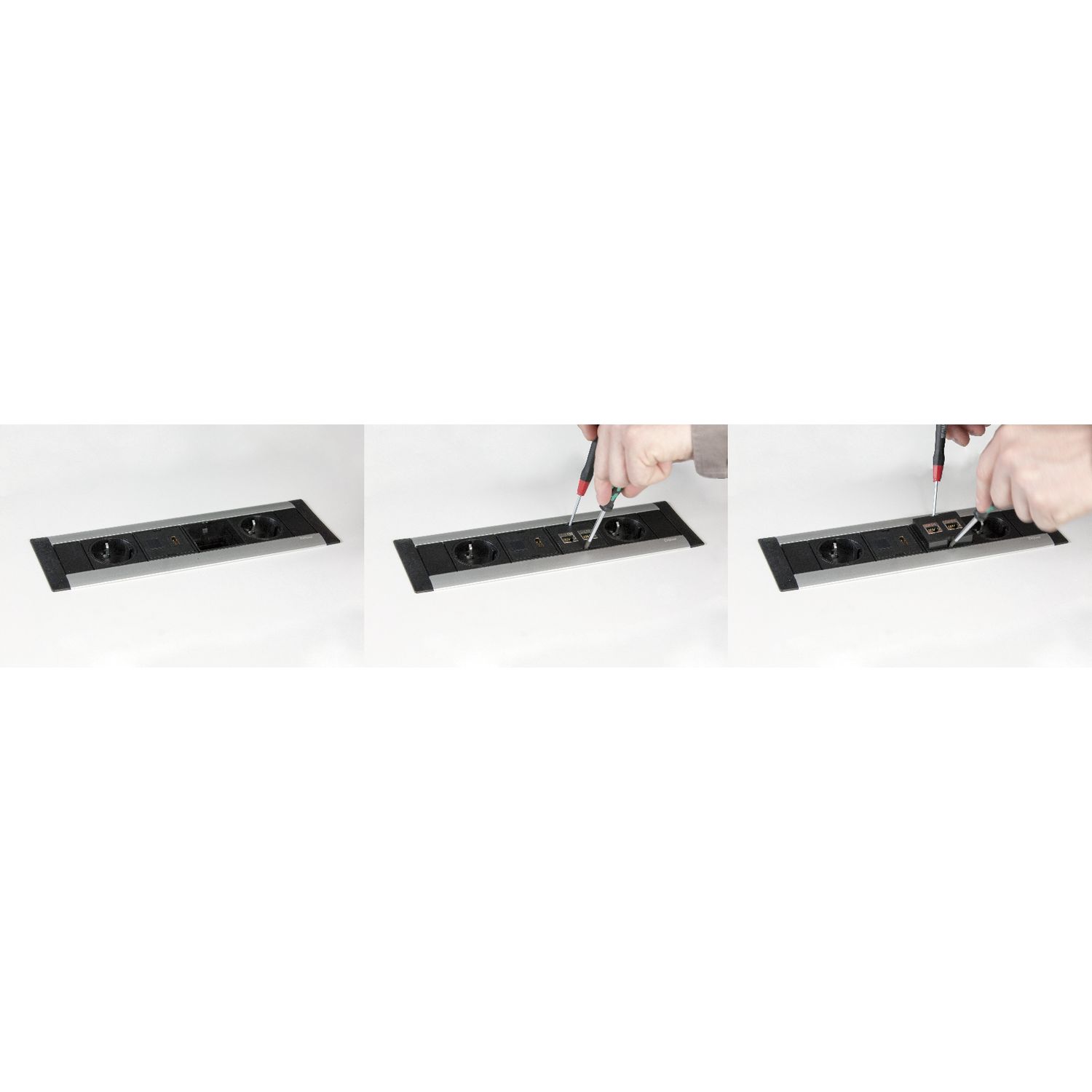 EVOline Steckdosenelement EVOline Frame-Dock 230 V - vasalat