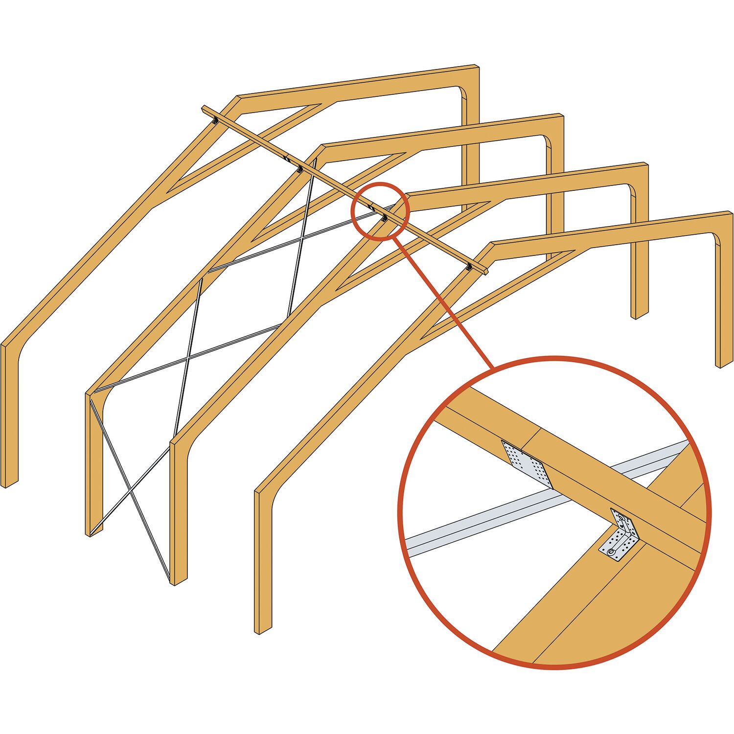 SIMPSON Gerberverbinder GERW - Stahl feuerverzinkt - vasalat