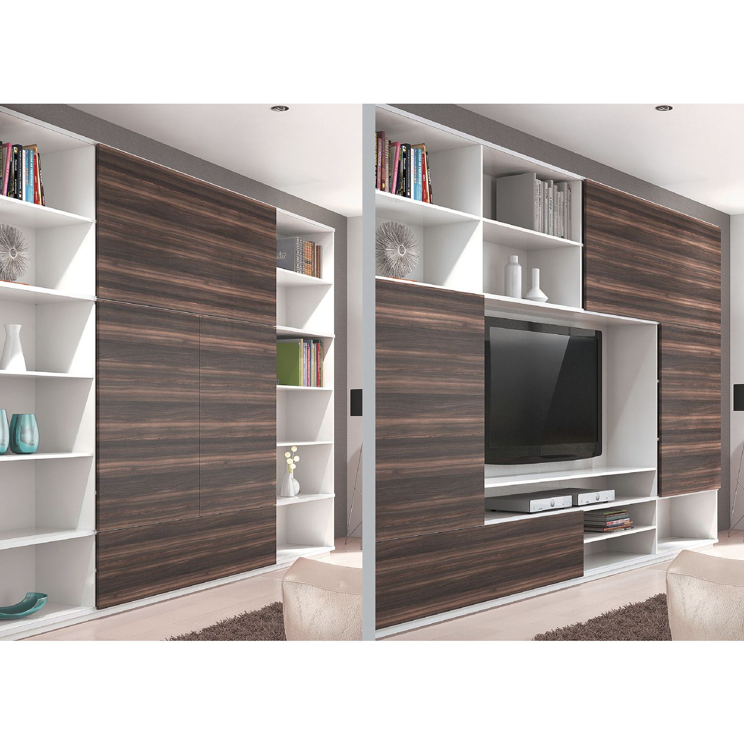 HETTICH SlideLine M Beschlägegarnitur für gedämpfte Türen - vasalat