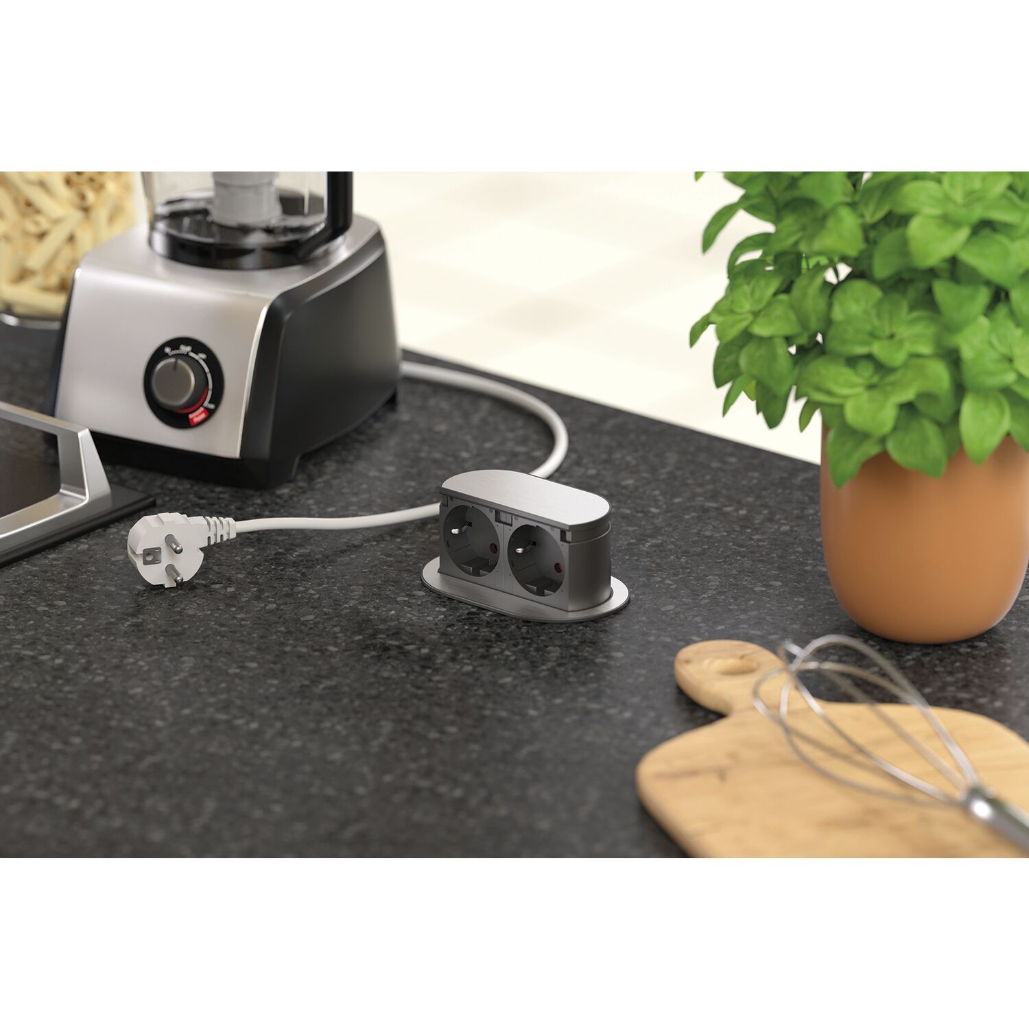 Steckdosenelement Piccolino 2 Stk. Schukosteckdosen - vasalat