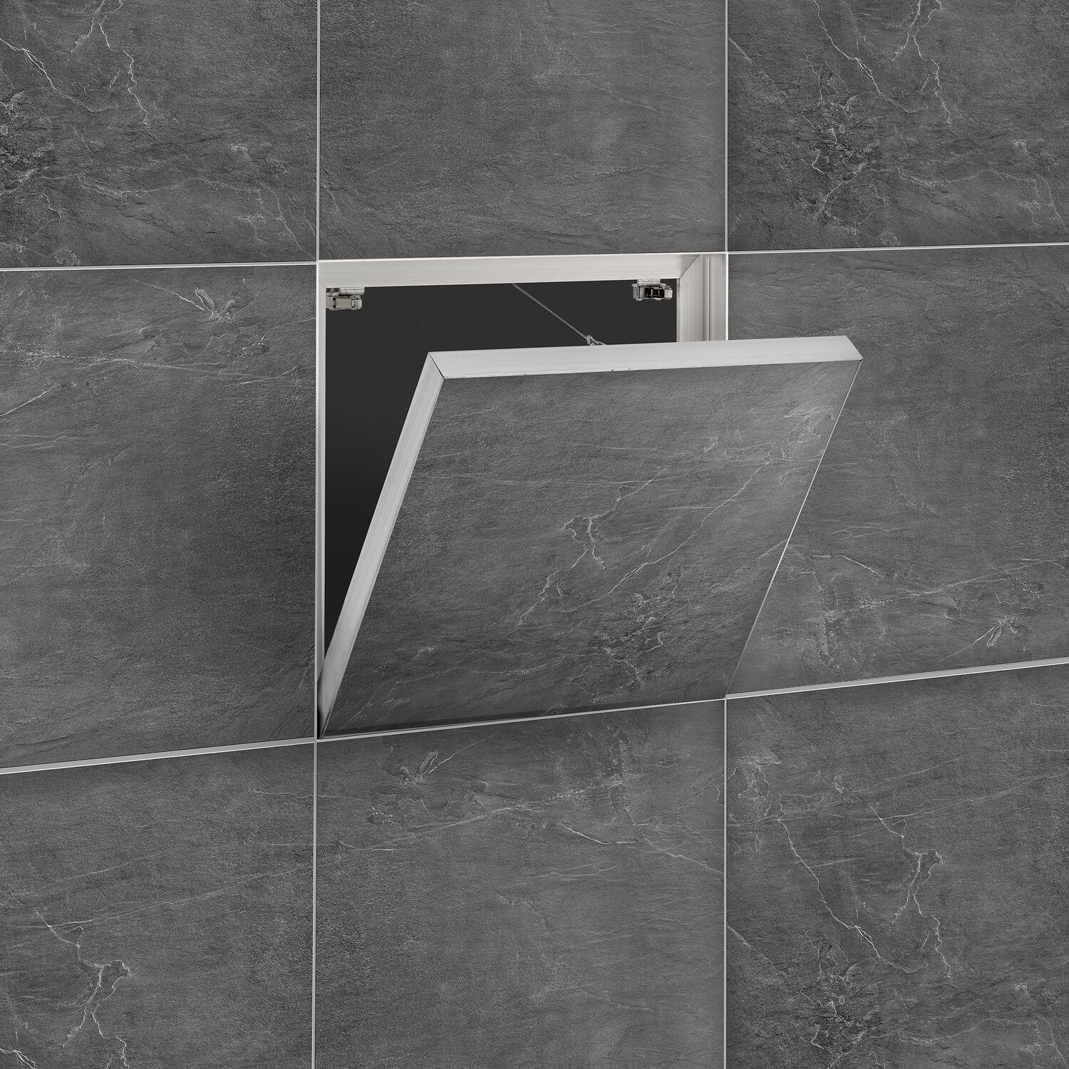 UPMANN Revisionsklappe Vario-Star, Wandeinbau, Aluminium - vasalat