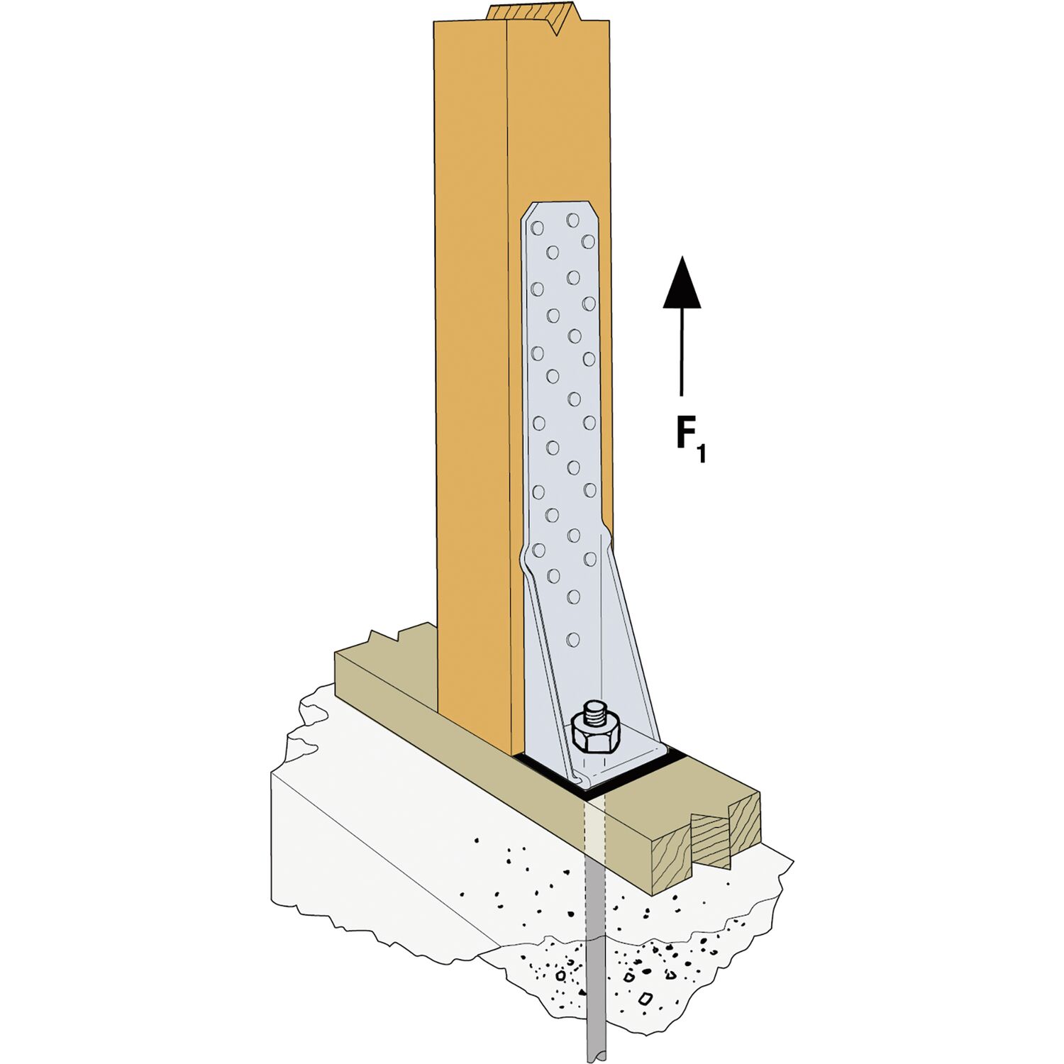 SIMPSON Zuganker HTT - Stahl feuerverzinkt - vasalat