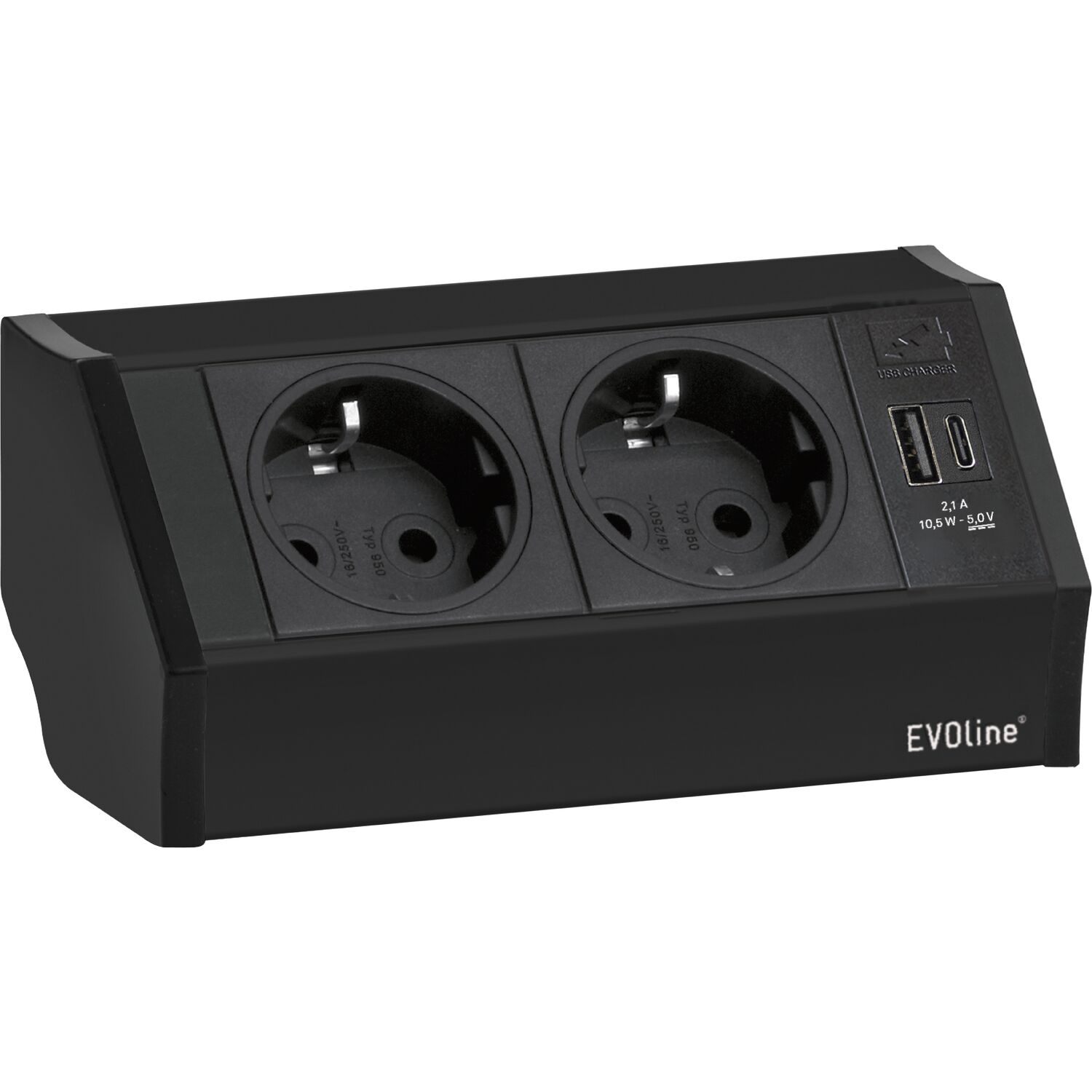 EVOline Steckdosenelement EVOline V-Dock 230 V - vasalat