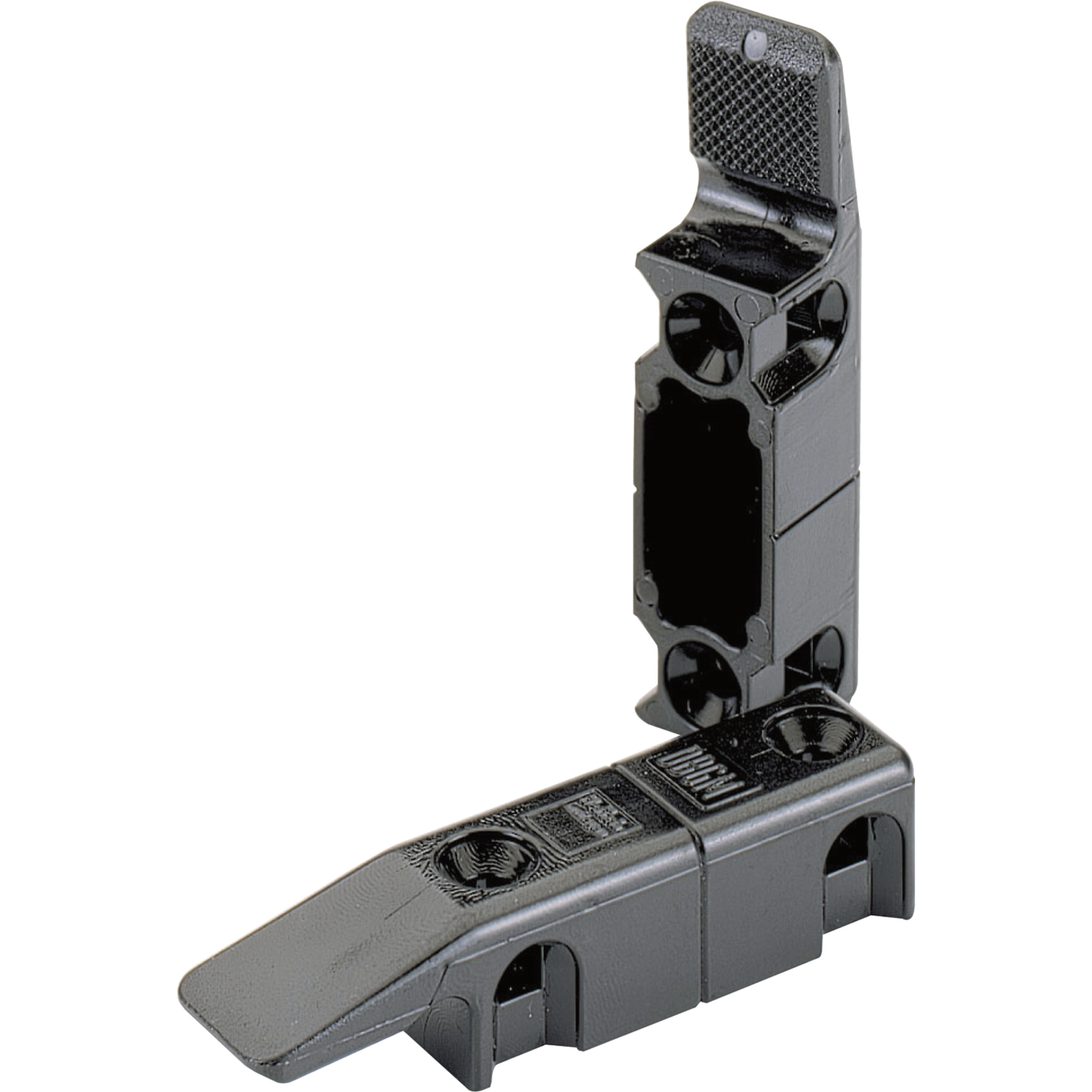 HETTICH Einhängebeschlag, MultiClip, Kunststoff Thermoplast schwarz ...