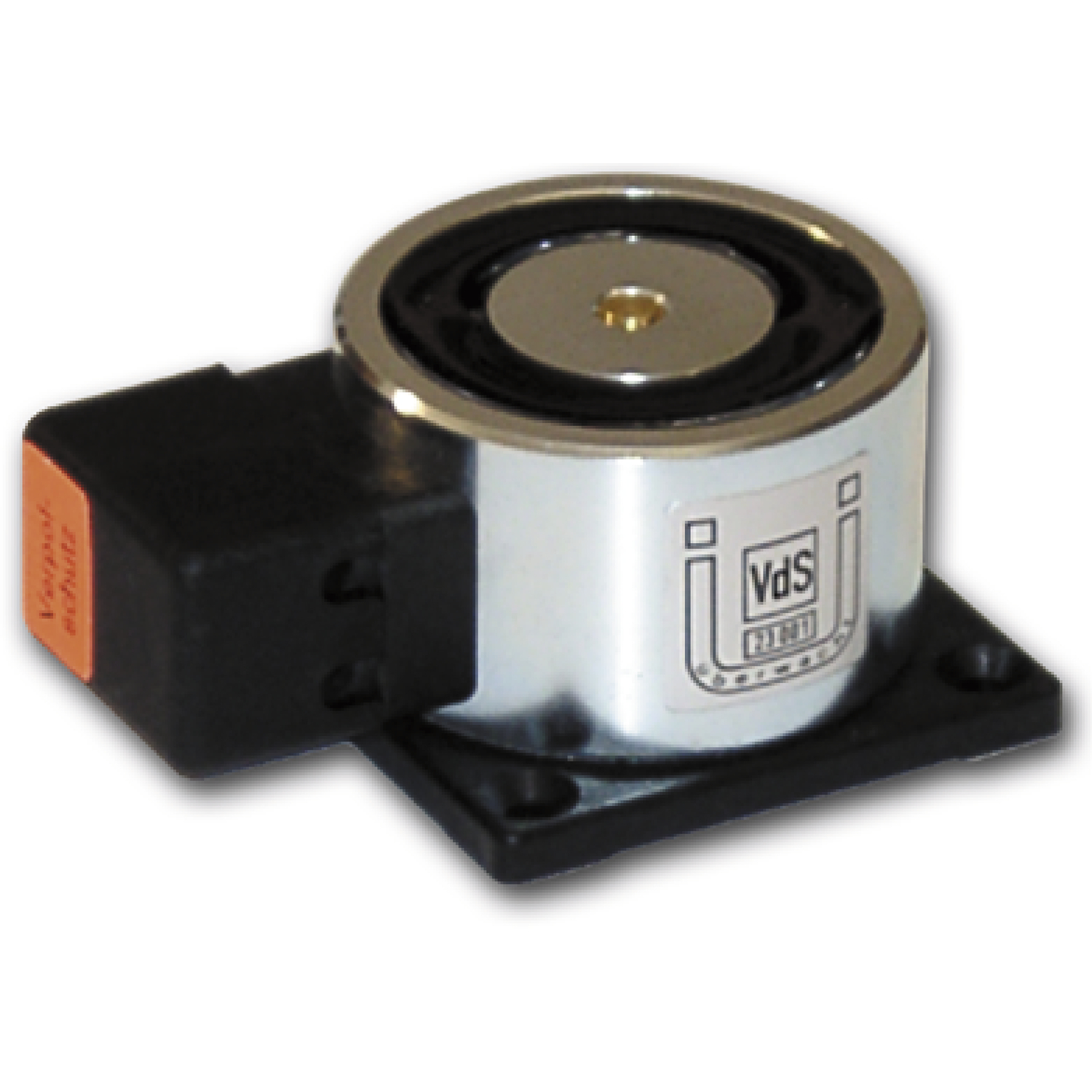 Haftmagnet mit Befestigungsplatte und Anschlussklemme - vasalat