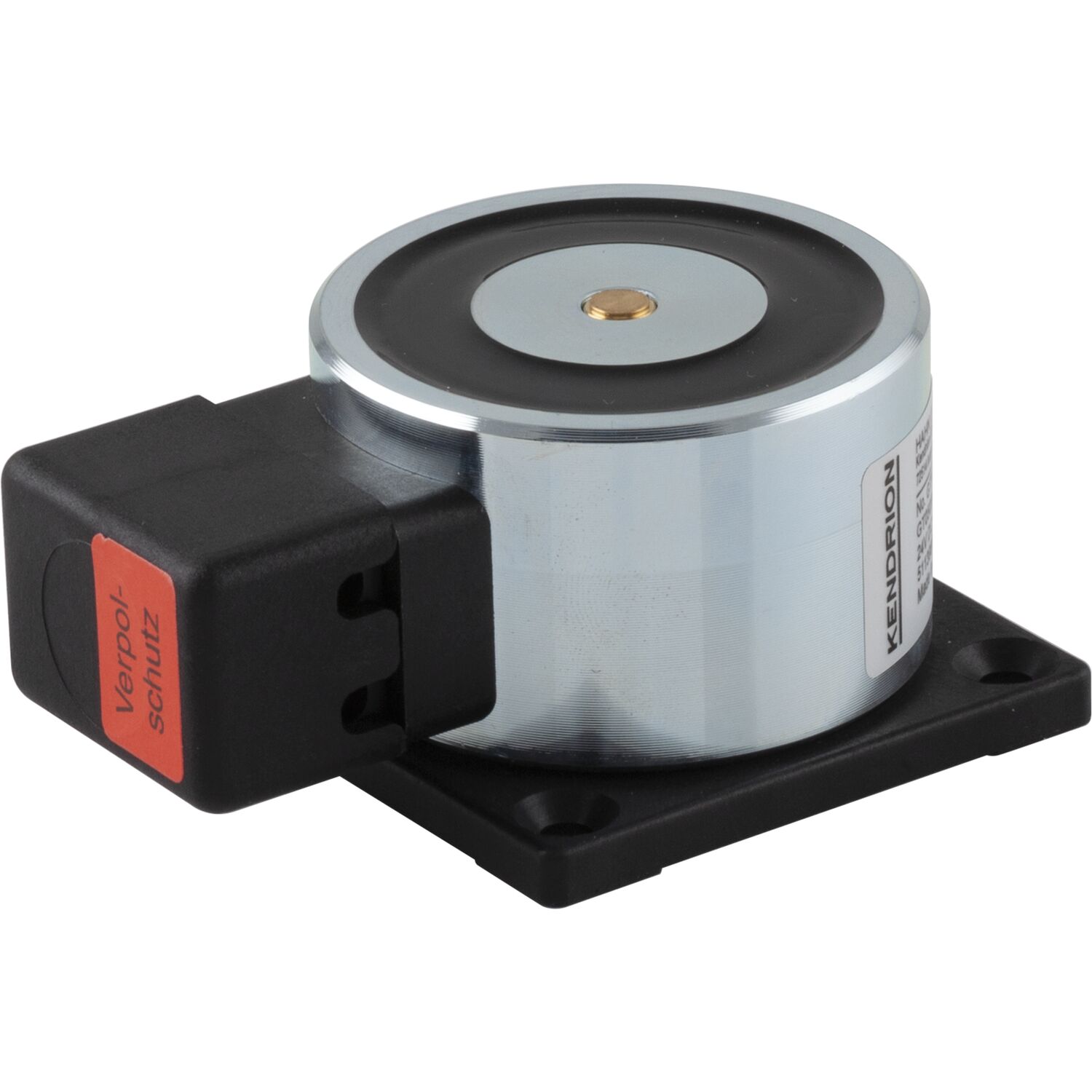 Haftmagnet mit Befestigungsplatte und Anschlussklemme - vasalat