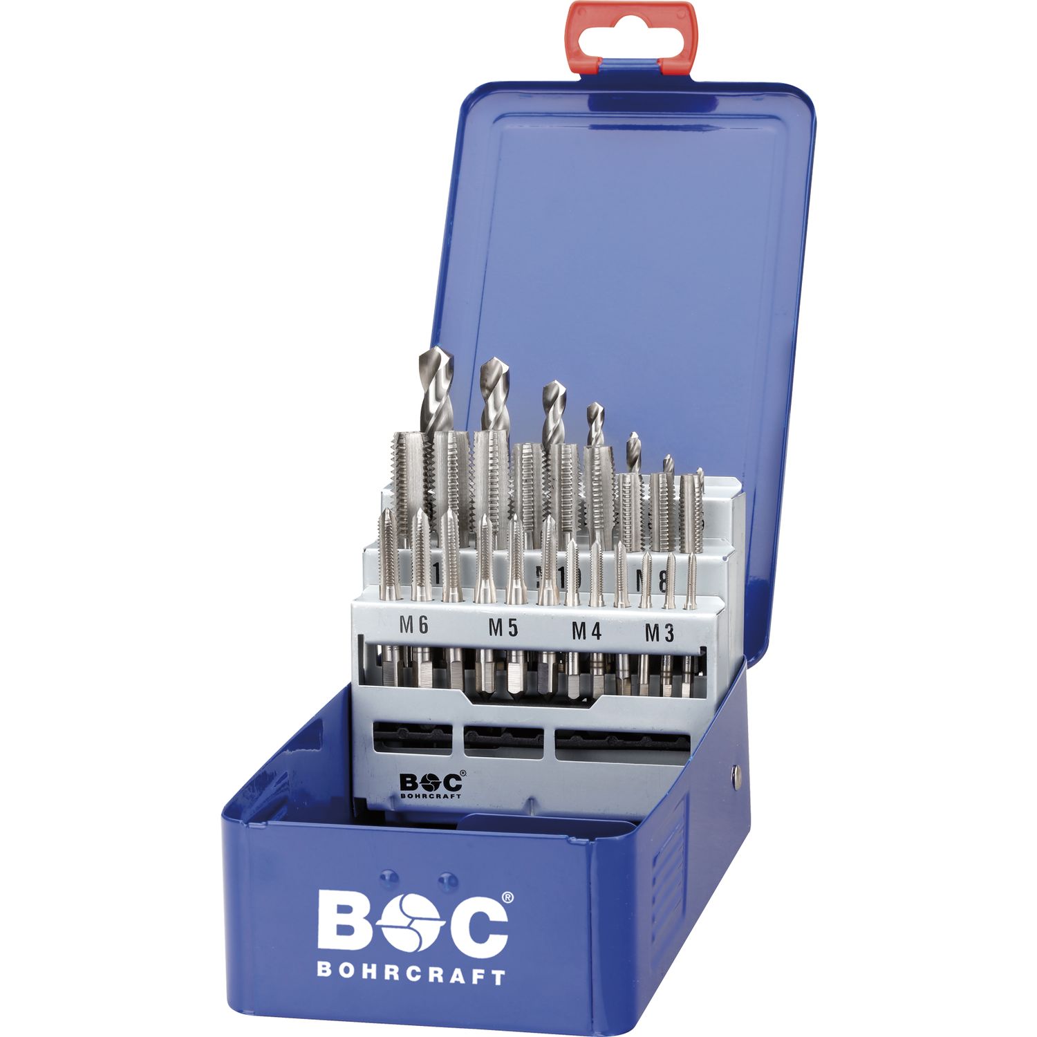 Handgewindebohrer-Satz GK12 DIN 352 HSSG M3-M12+Kernloch 28-teilig ...