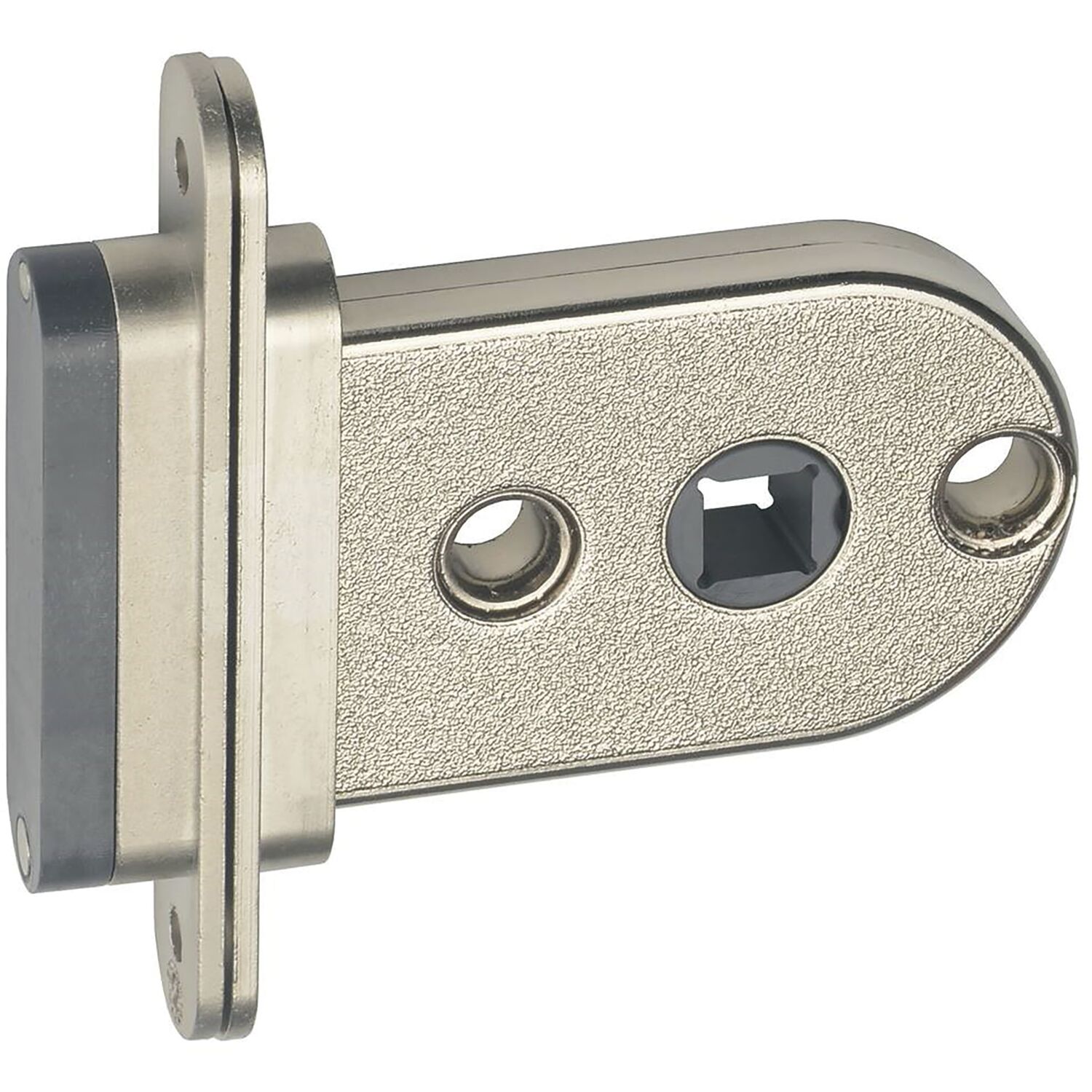 JUNIE Magnetschloss mit Seitenriegel, Dornmaß 40mm, Zamak vernickelt ...