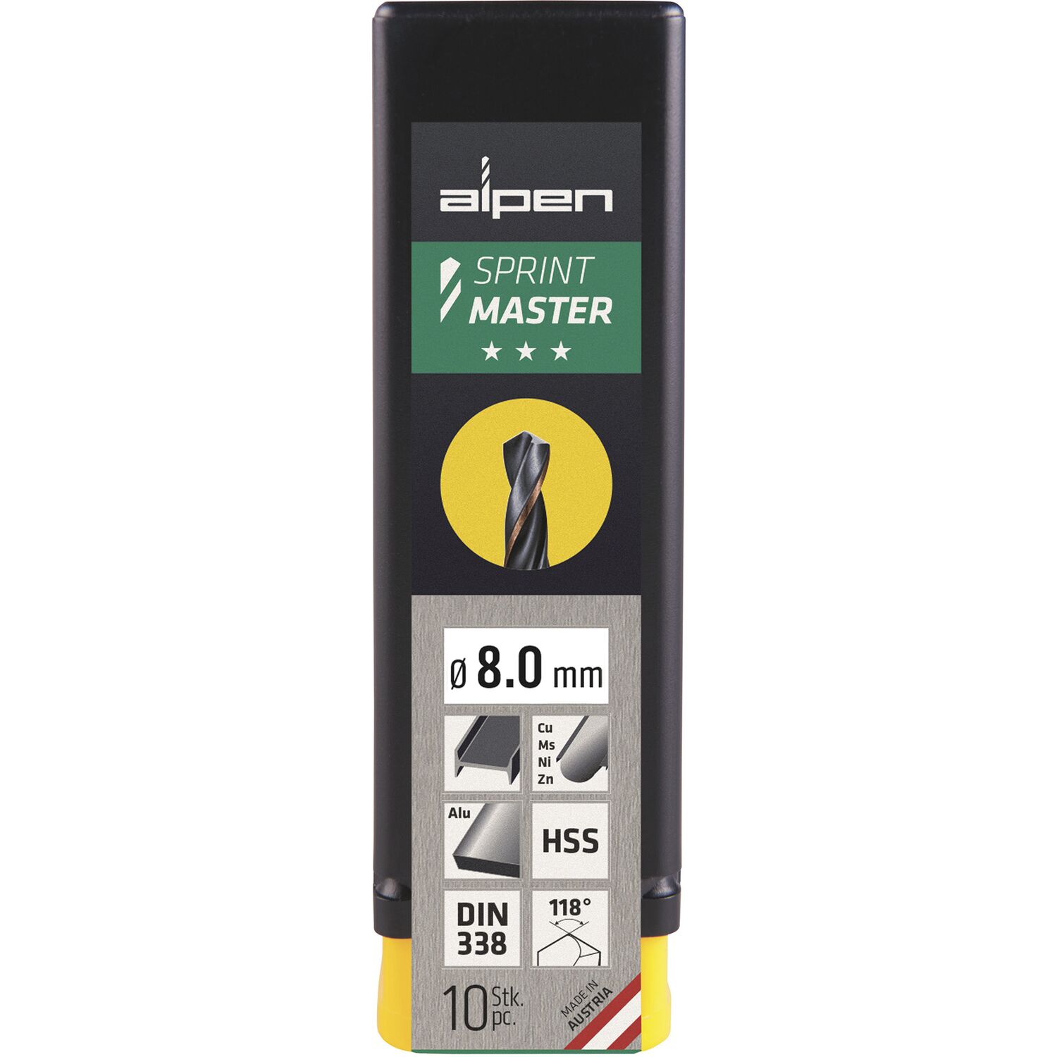 ALPEN Spiralbohrer Sprint Master DIN 338 RN - vasalat