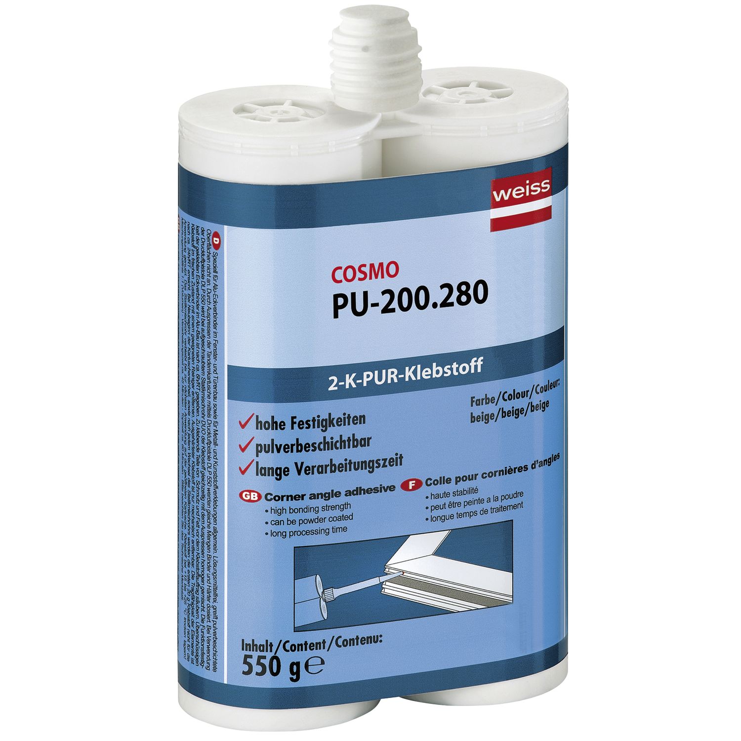 COSMO Eckwinkelklebstoff PU-200 - vasalat