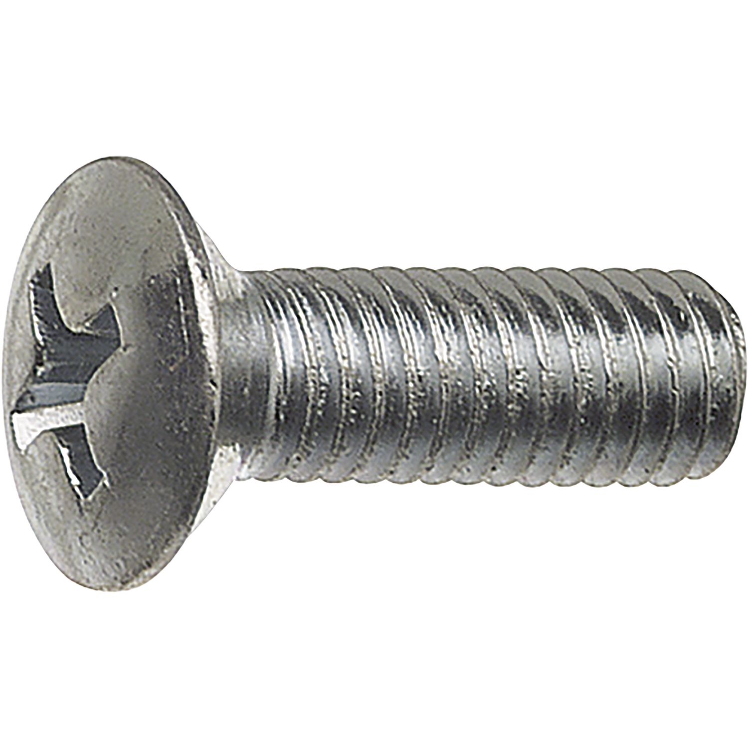 Linsensenkschraube ~ISO 7047/DIN 966A - Ph-KS - 4.8 Stahl verzinkt-blau ...