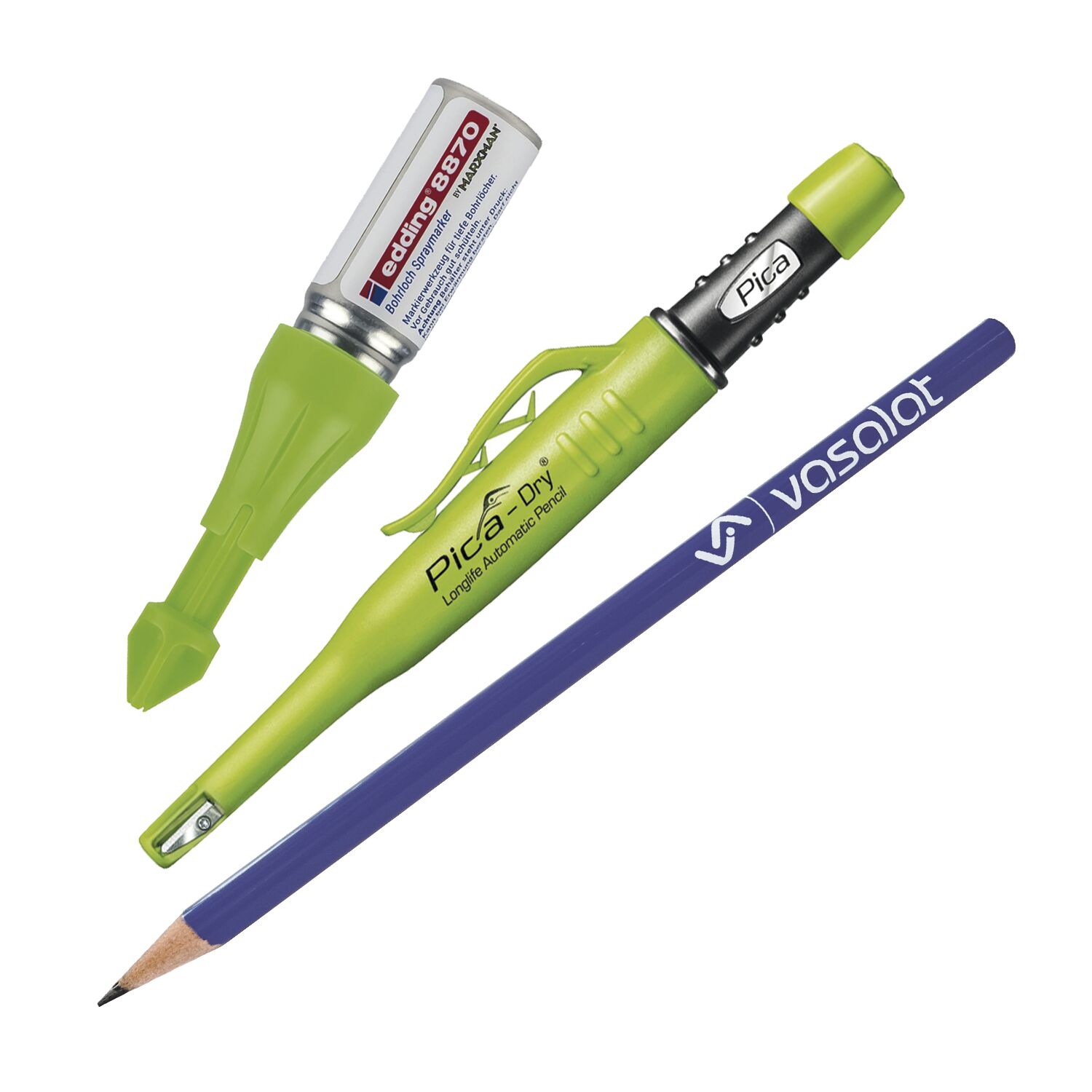 Spraymarker mit Pica Dry - vasalat