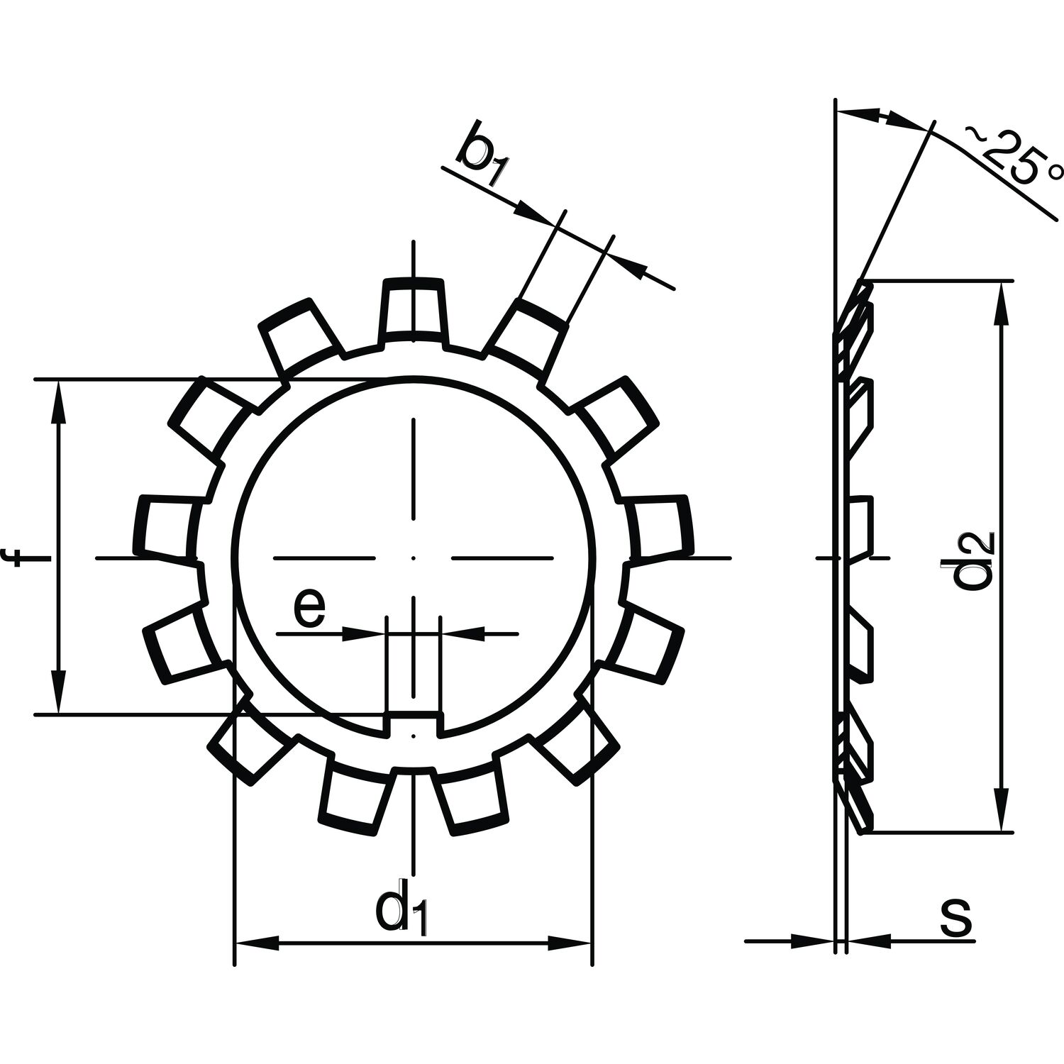 Sicherungsblech für Nutmuttern nach DIN983 - vasalat