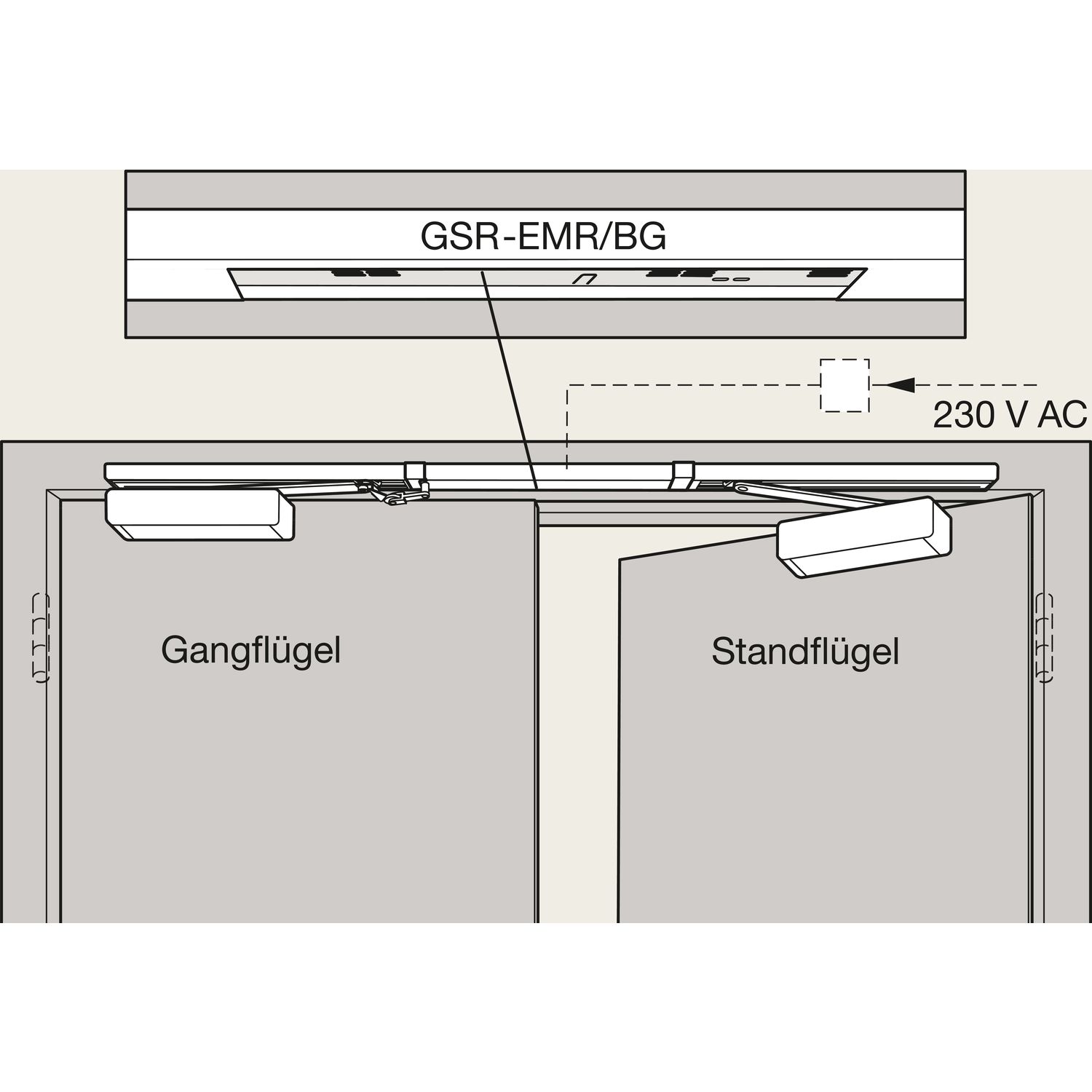 DORMAKABA Türschließer TS 98 XEA GSR-EMR2-BG-V, EN 1-6, Gleitschiene ...