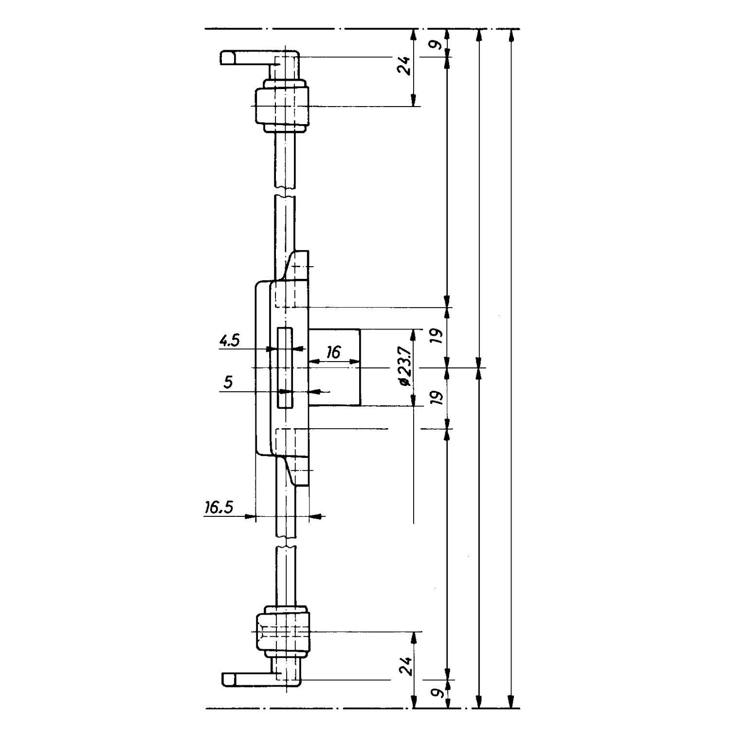 HEKNA Drehstangenschloss 3060 Ultra System 24 - vasalat