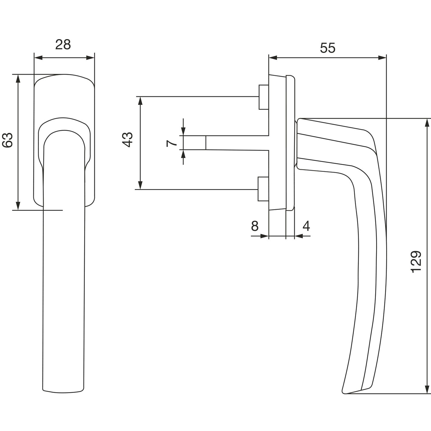 MACO Fenstergriff HARMONY - vasalat
