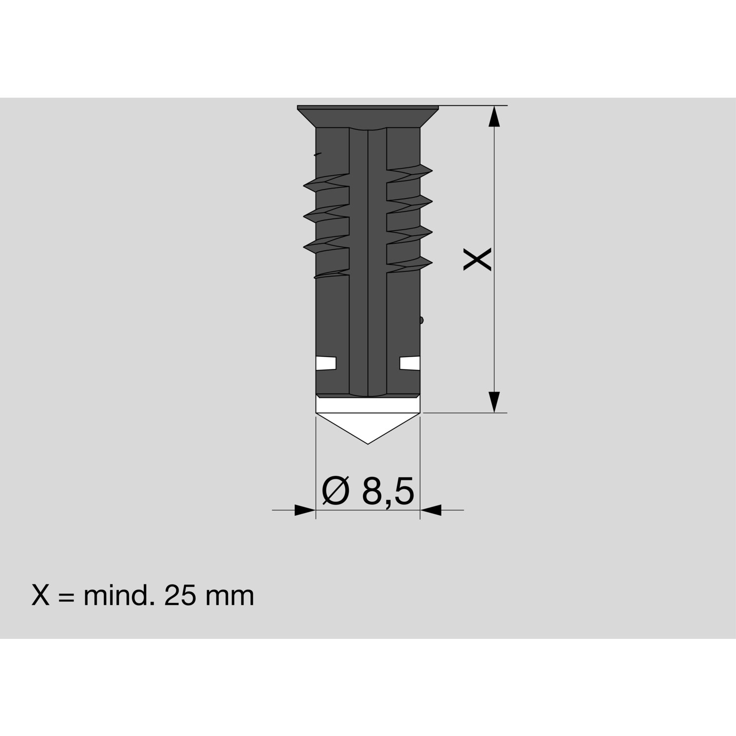 MACO-TRONIC Magnet einschraubbar in Zink Gehäuse, silber (465323) - vasalat