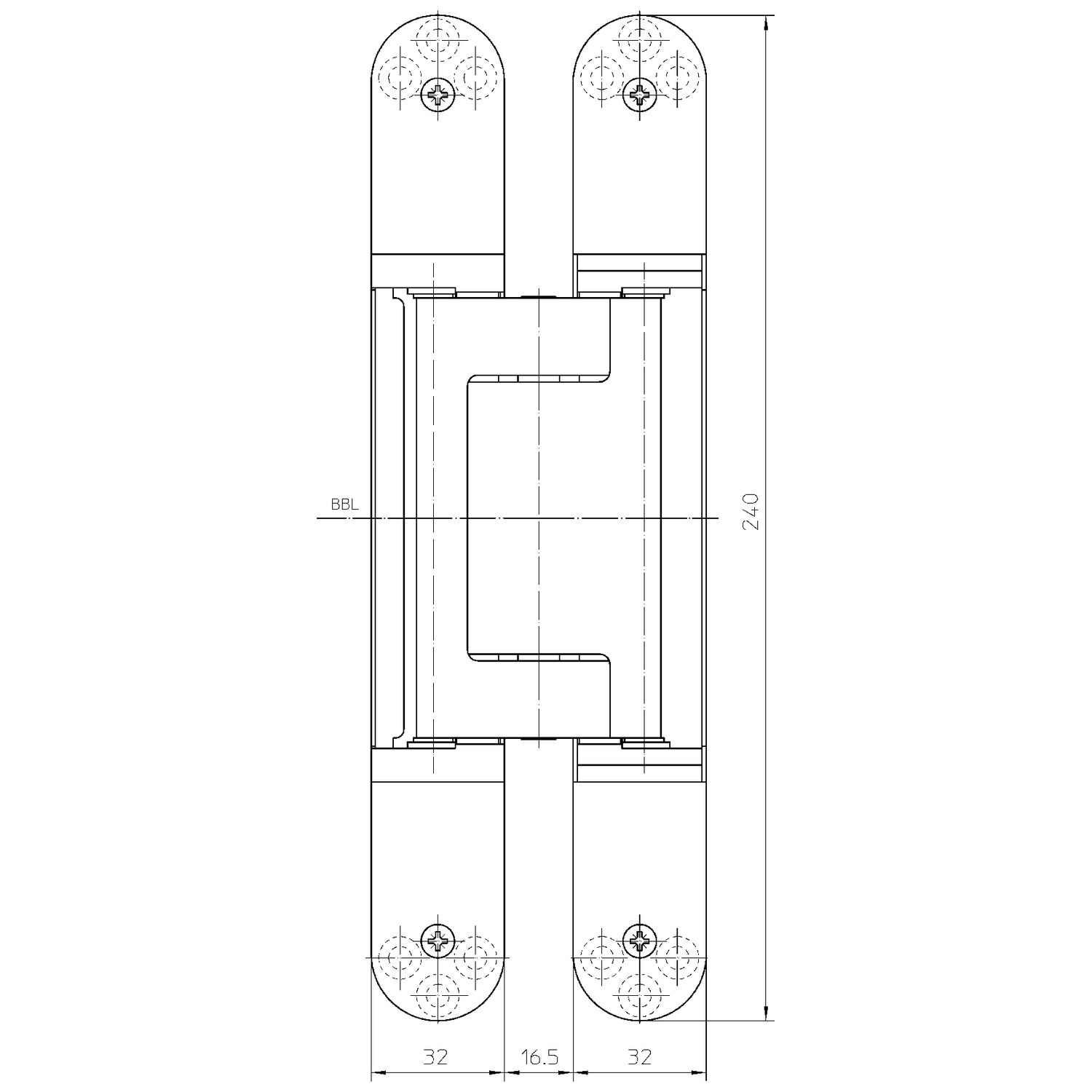 SIMONSWERK Türband TECTUS TE 640 3D - vasalat