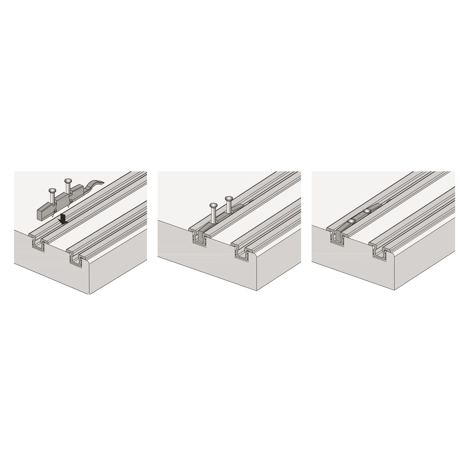 Hettich SlideLine 55 Plus Zuhaltung für links oder rechts, Kunststoff ...