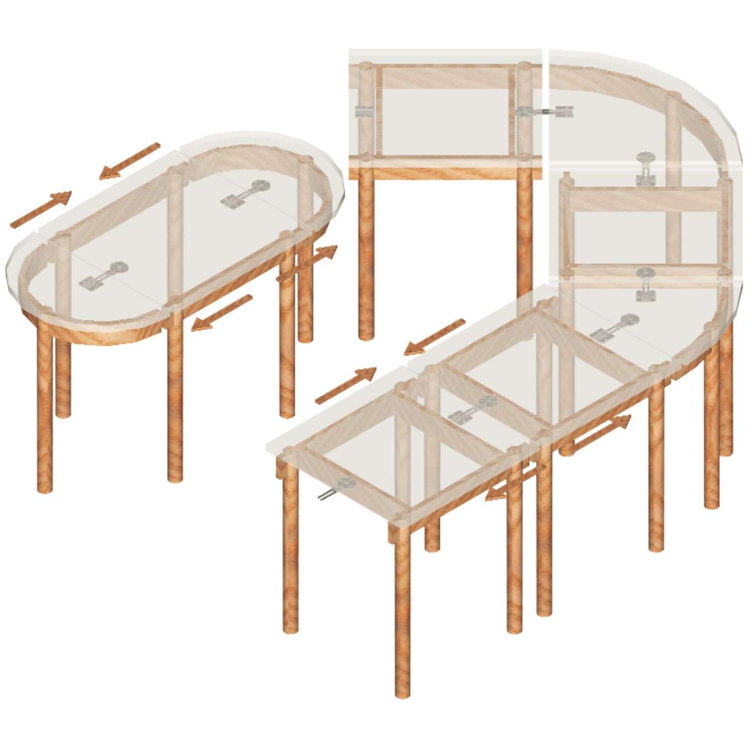 Tischplattenverbinder TAVO Stahl - vasalat