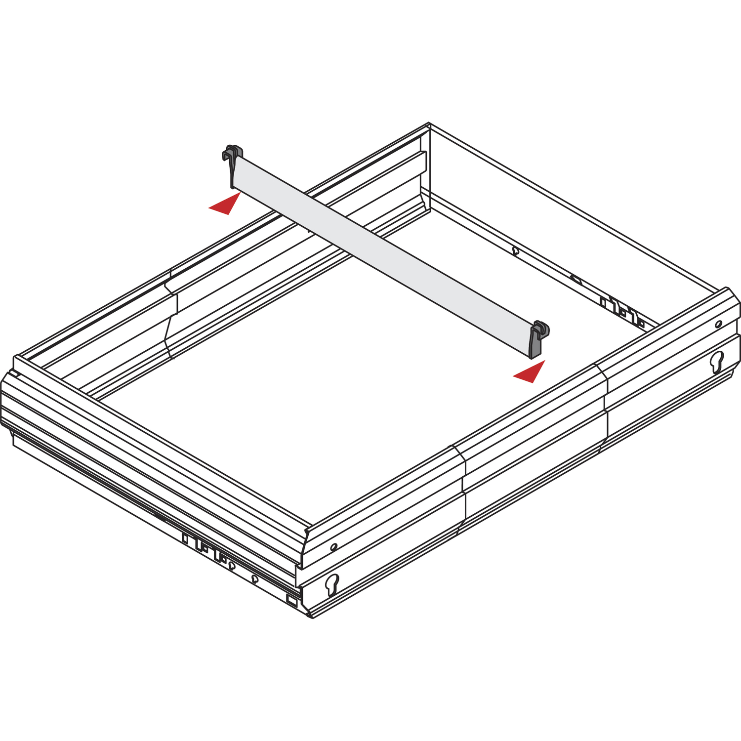 HETTICH SYSTEMA TOP 2000 Zwischensteg - vasalat