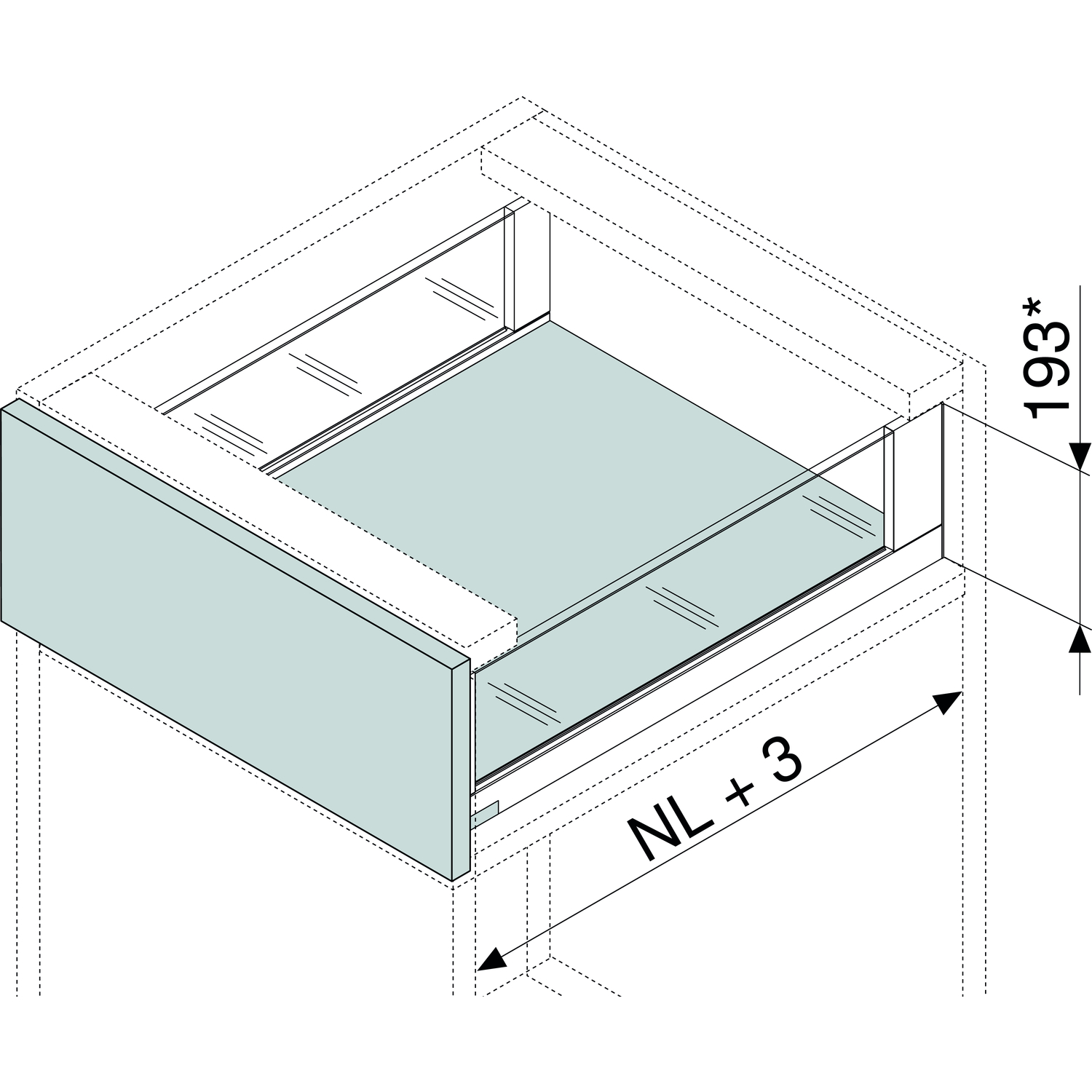 BLUM LEGRABOX free SET H C, BLUMOTION S - vasalat