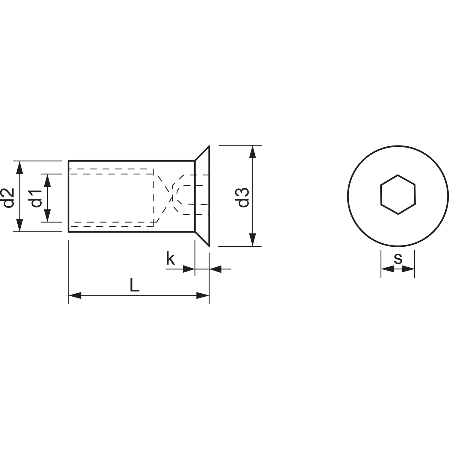 Hülsenmutter SNK - Edelstahl A4 - vasalat