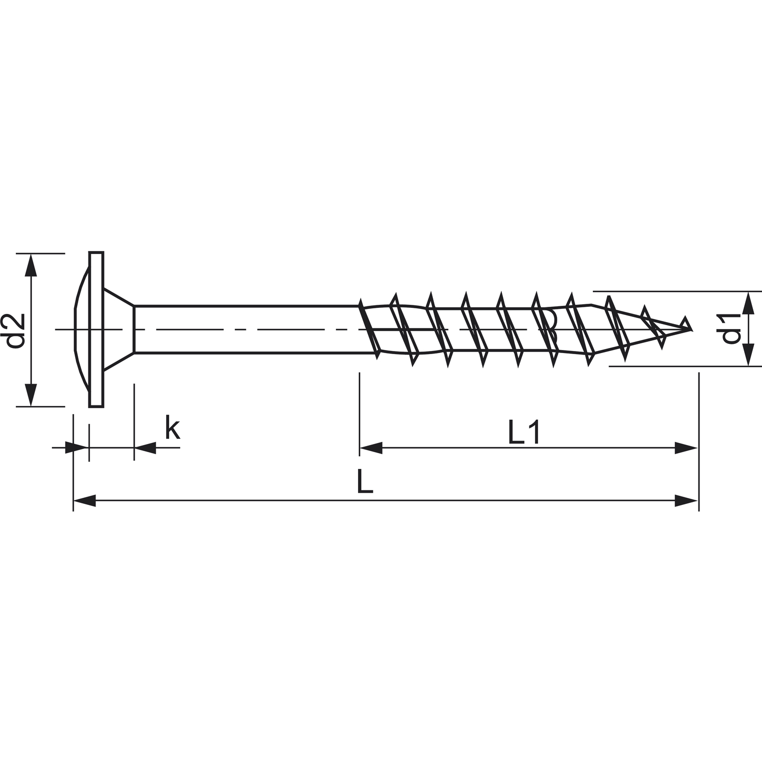 SPAX Holzbauschraube TK T-STAR plus Teilgewinde - Edelstahl A2 - vasalat